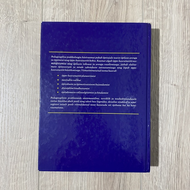 "Pedagoogilise psühholoogia käsiraamat" Edgar Krull - Aarete Laegas e-pood