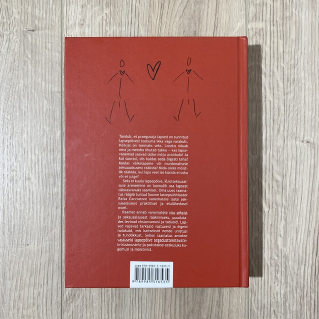 "Laste seksuaalkasvatus" Raisa Cacciatore - Aarete Laegas e-pood