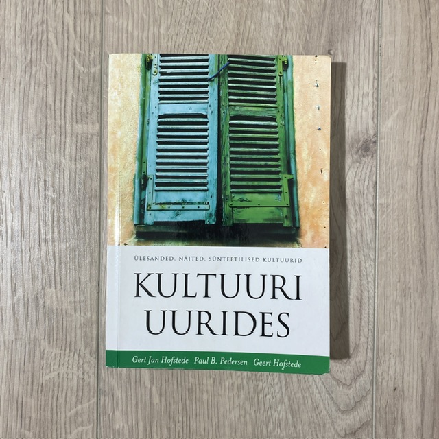 "Kultuuri uurides" Gert Jan Hofstede, Paul B. Pedersen, Geert Hofstede ...