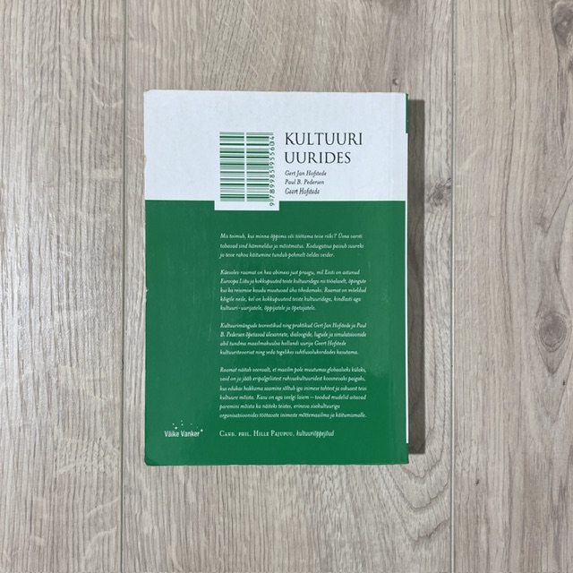 "Kultuuri uurides" Gert Jan Hofstede, Paul B. Pedersen, Geert Hofstede ...