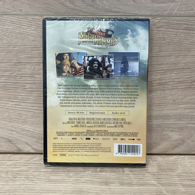 DVD- Kapten Mõõkhammas ja Lama Rama aare - Aarete Laegas e-pood